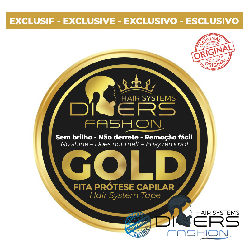 Cinta Adhesiva GOLD para Prótesis Capilar BHS: No se derrite